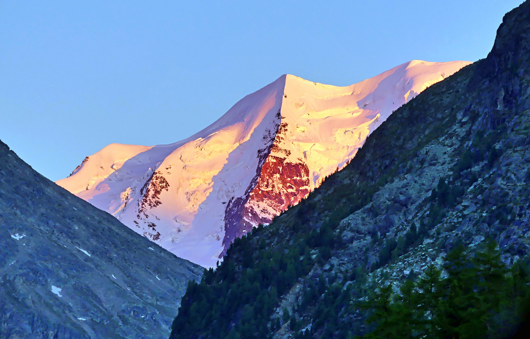 Piz Palü Foto & Bild | landschaft, sonnenuntergänge, berge Bilder auf ...