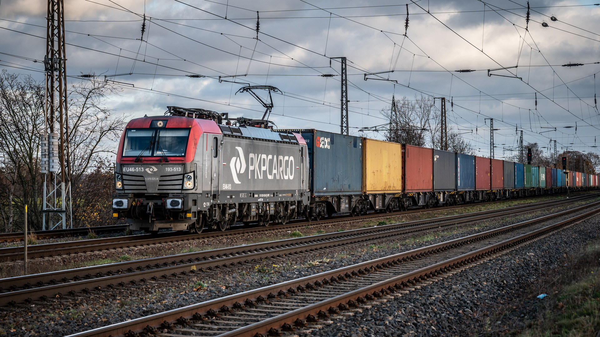 PKP Cargo Vectron EU46-513 (193-513) Foto & Bild | world, brandenburg, herbst Bilder auf ...