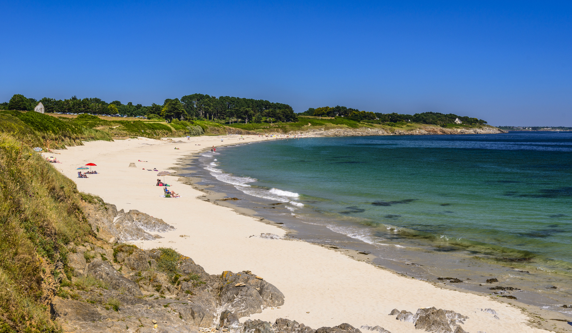 Plage de Raguénez 1, Névez, Bretagne, France Foto & Bild | wasser ...