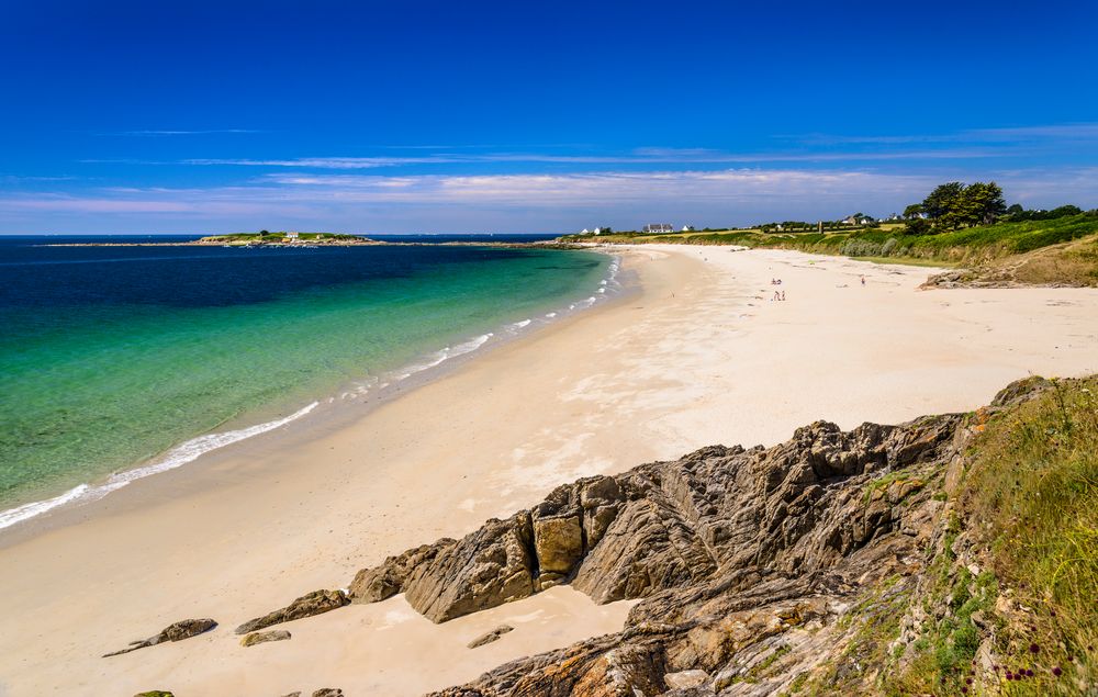Plage de Raguénez 2, Névez, Bretagne, France Foto & Bild | wasser ...