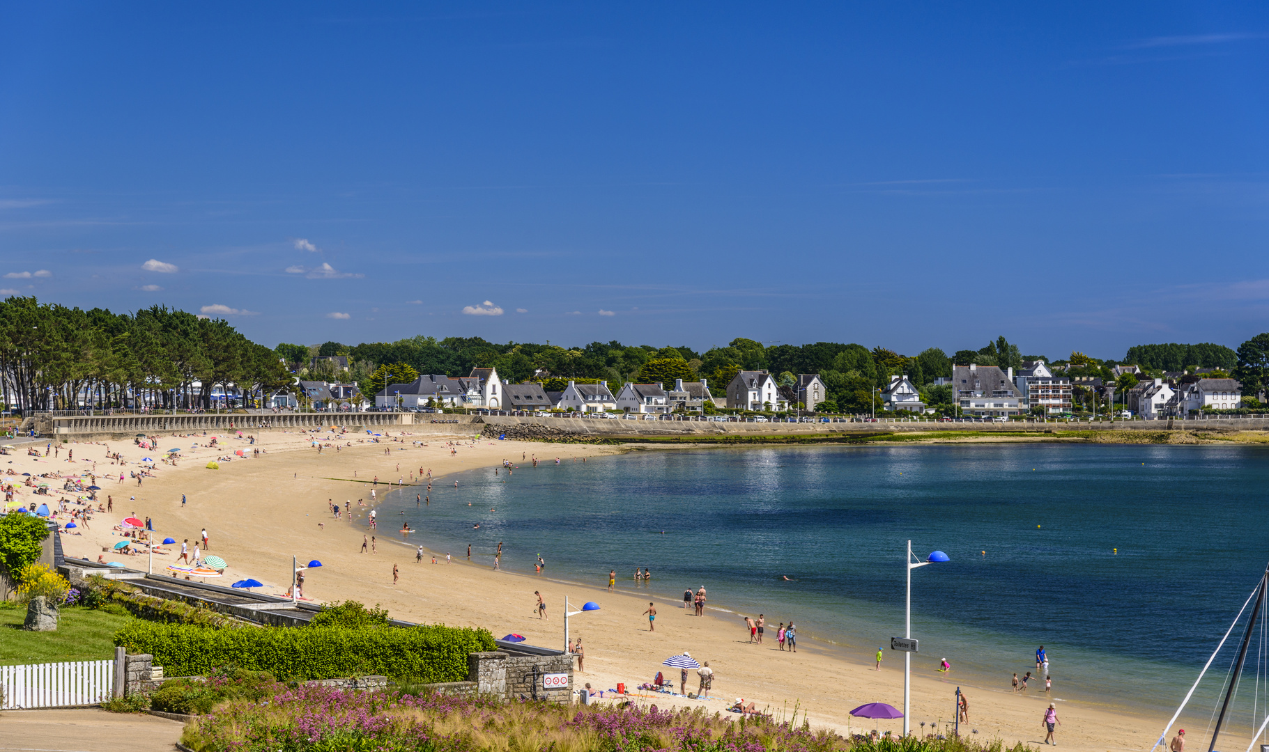 Plage du Trez, Bénodet, Bretagne, France Foto & Bild | wasser, bäume ...