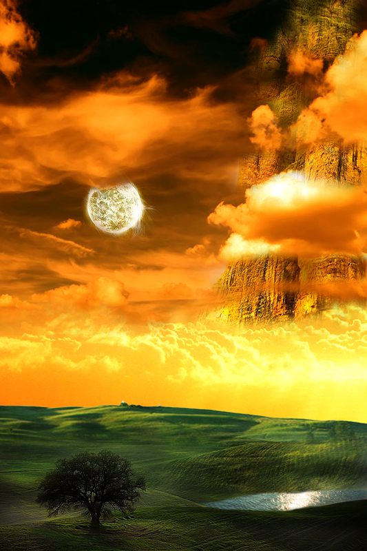 planet phantom Foto & Bild | fotomontage, fantasy mystery ...