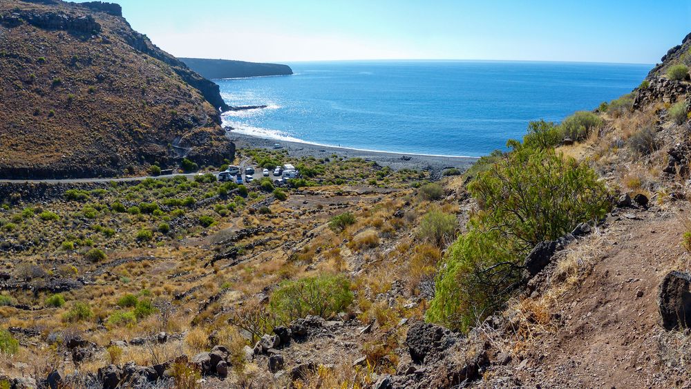 Playa del Medio - La Gomera Foto & Bild | europe, canary islands die ...