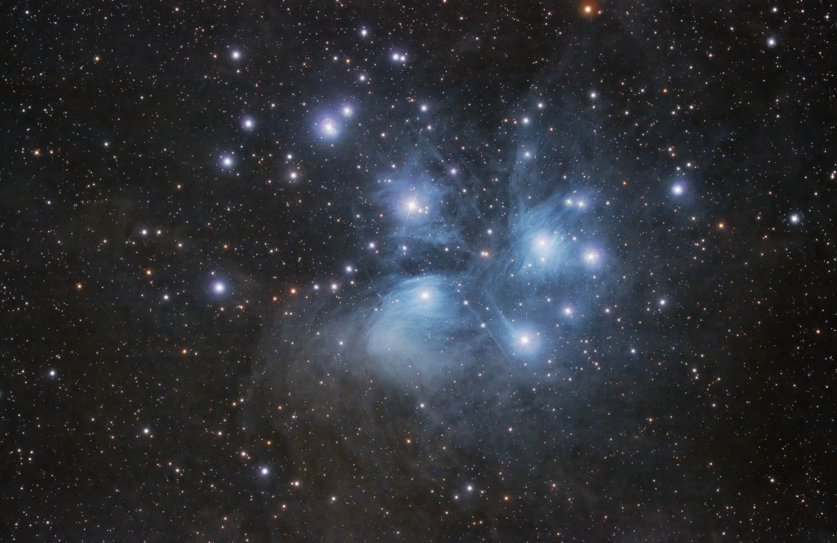 Plejaden (Messier 45) Foto & Bild | himmel, natur, langzeitbelichtung Bilder auf fotocommunity