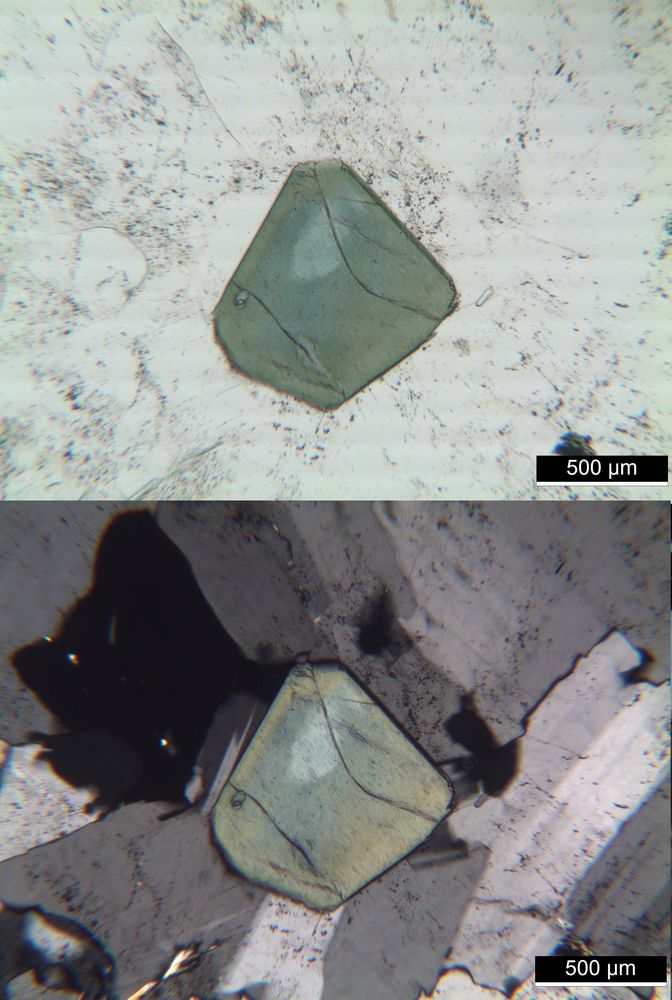 Polarisationsmikroskopie: Aplit vom Heidelberger Schlossberg Foto ...