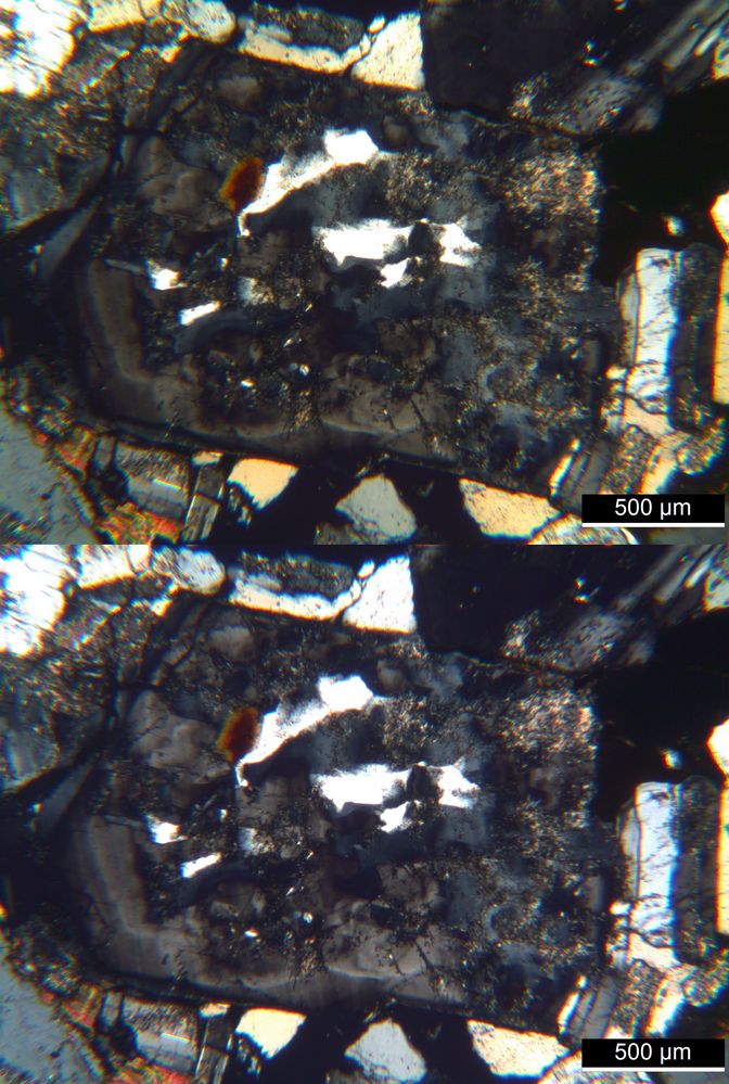 Polarisationsmikroskopie: Diorit aus den Vogesen Foto & Bild | natur ...