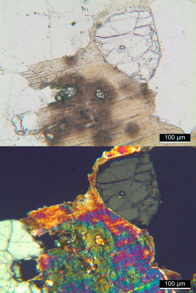 Polarisationsmikroskopie: Greisen aus Altenberg in Sachsen Foto & Bild ...