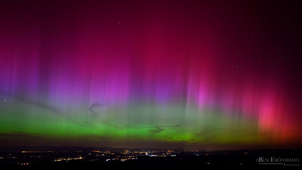 Polarlicht über der Schweiz Foto & Bild | himmel, natur, schweiz Bilder auf fotocommunity