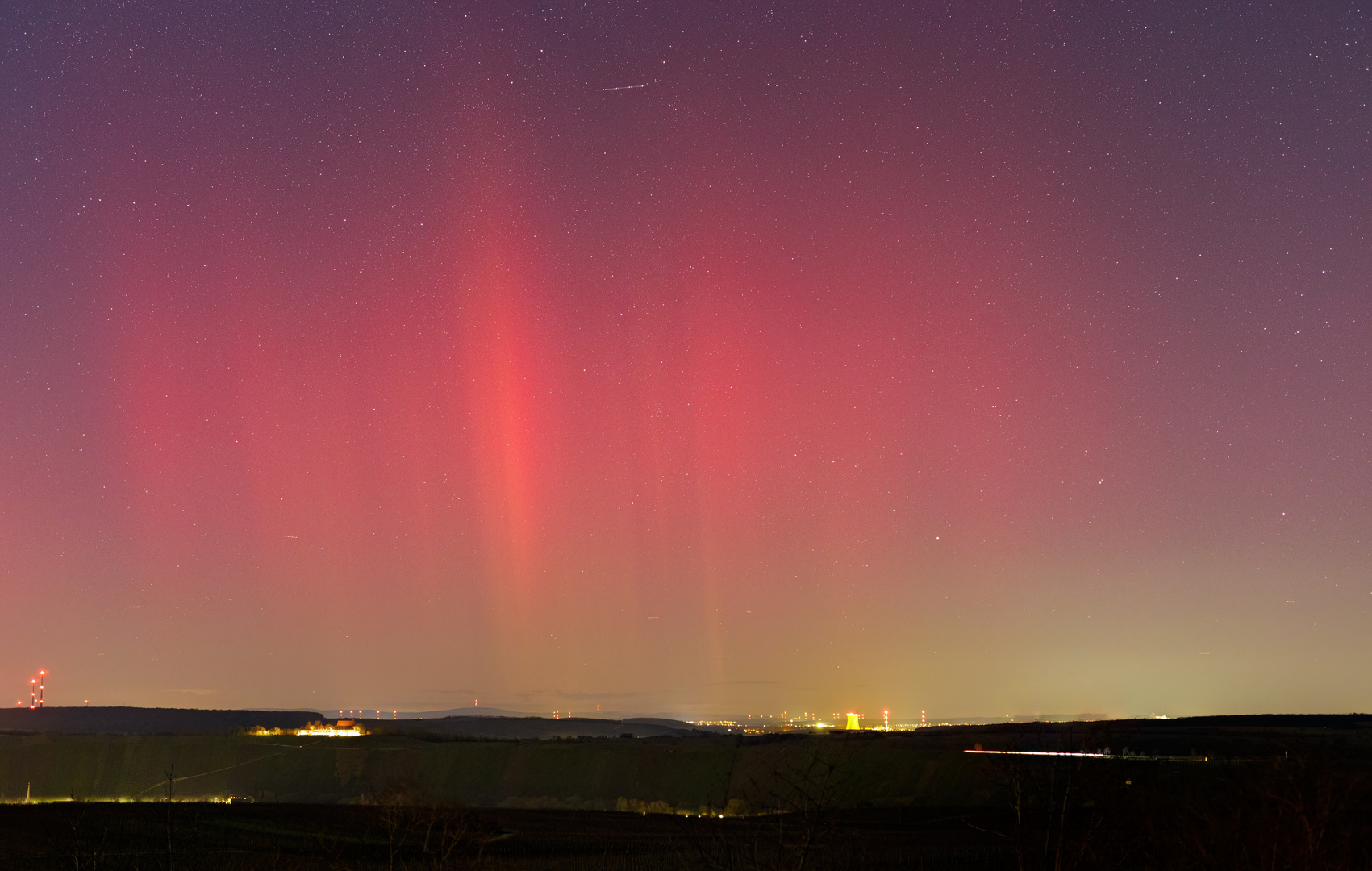 Polarlichter über Franken #2 Foto & Bild | astrofotografie, opt ...