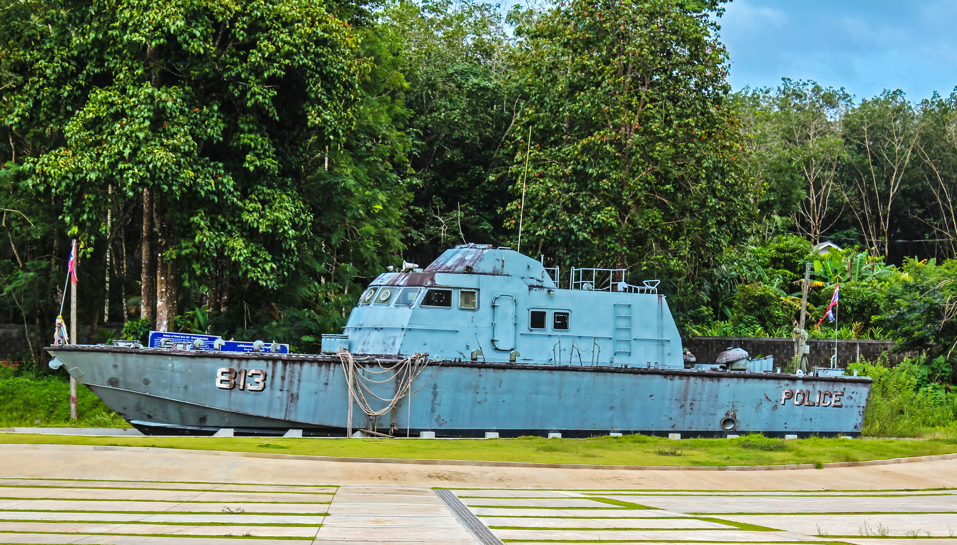 Police Boat 813 Foto & Bild | asia, thailand, southeast asia Bilder auf ...