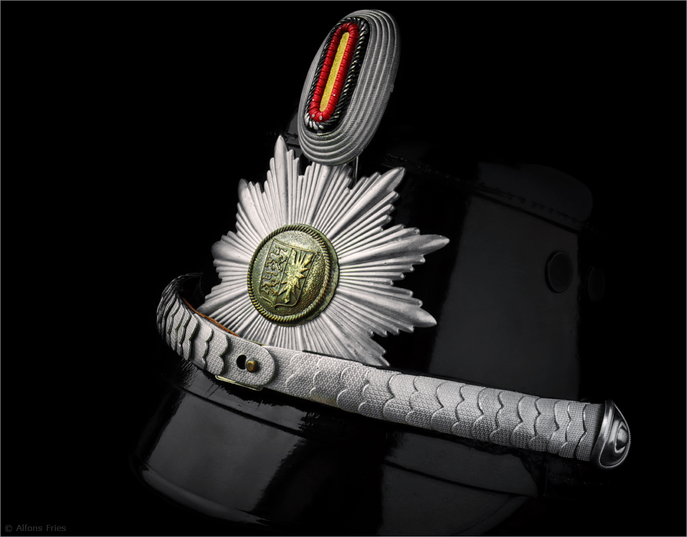 Polizei Tschako für Offiziere des Landes Schleswig-Holstein Foto & Bild ...