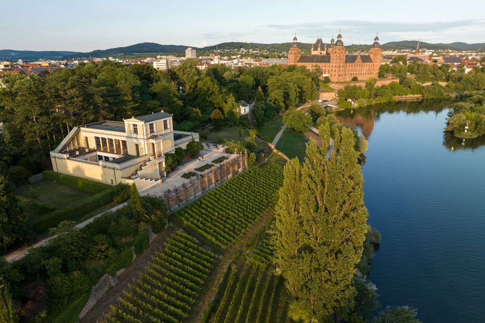 Pompejanum und Schloss Foto & Bild | world, aschaffenburg, schloss ...