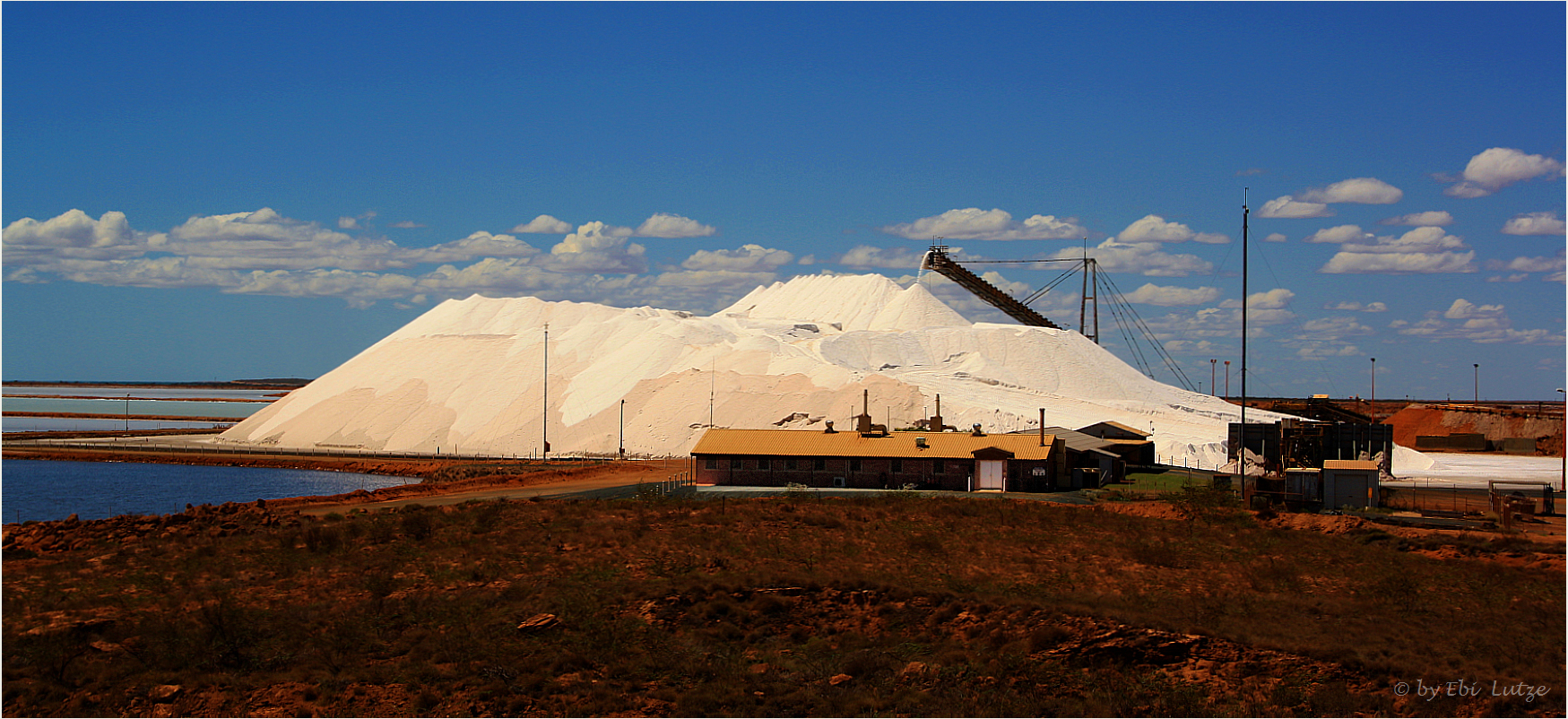 Port Hedland Salt Farm / Pilbara WA *** Foto & Bild | australia ...