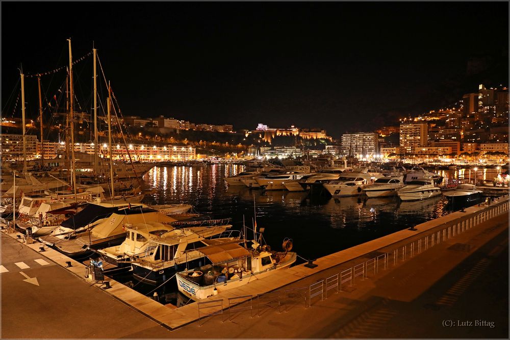 Port Hercule Monaco Foto & Bild | urlaub, world, nacht Bilder auf ...