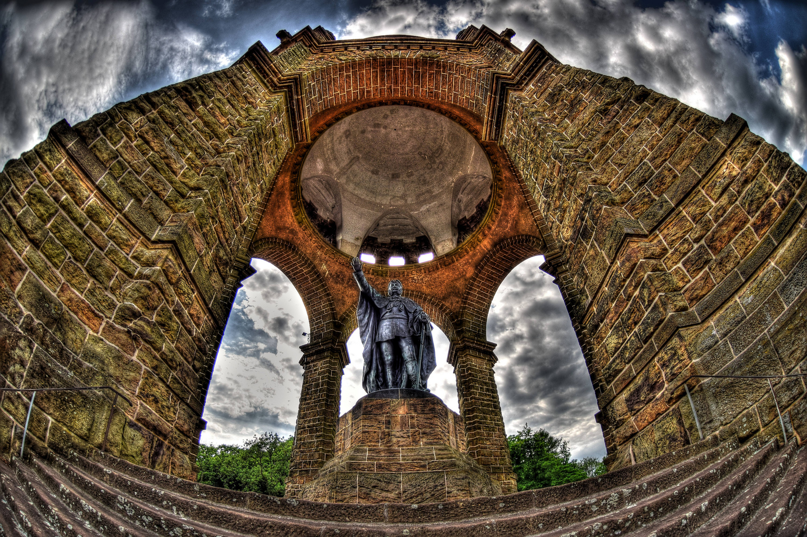 Porta Westfalica / Kaiser Wilhelm Denkmal Foto & Bild | deutschland ...