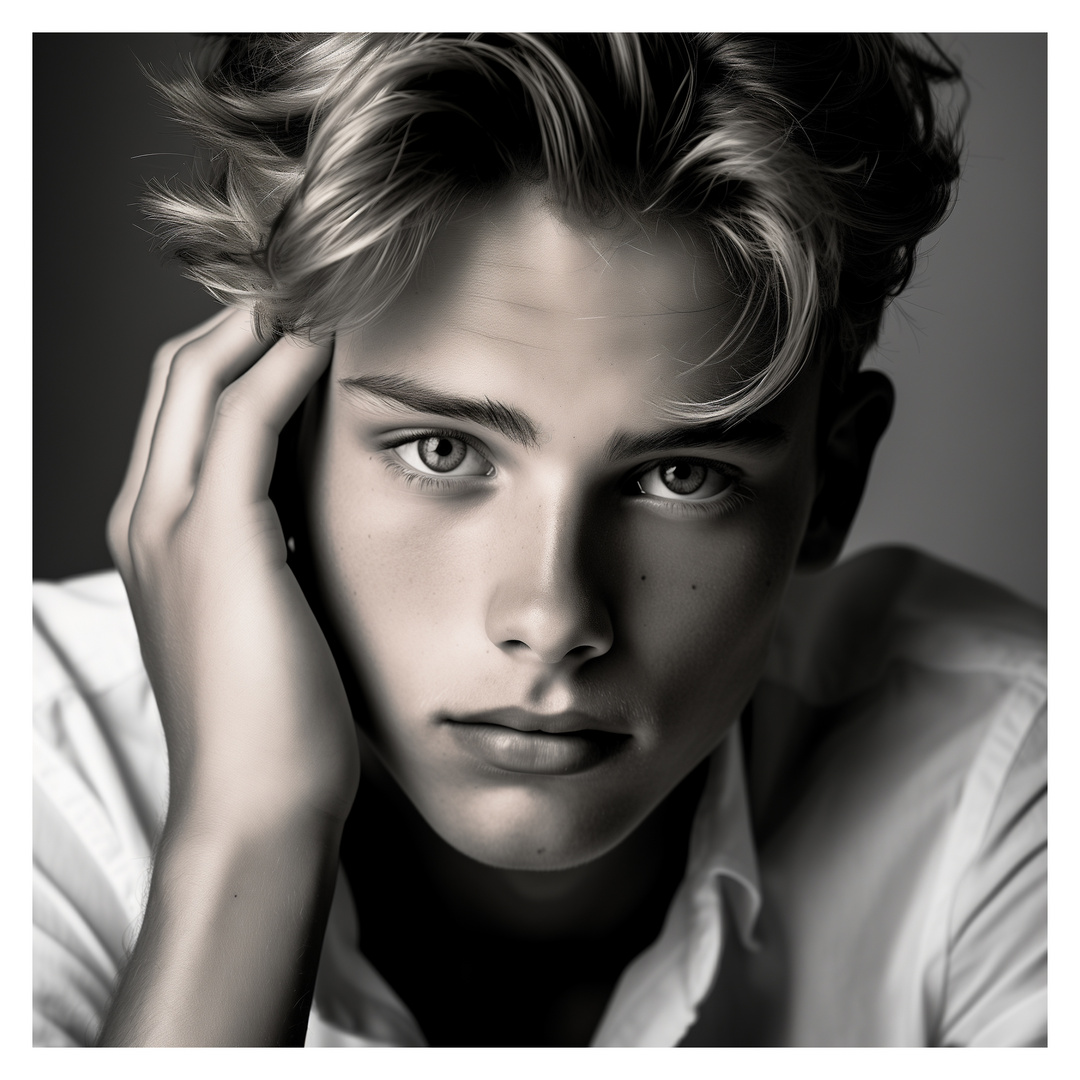 Portrait eines Jugendlichen Foto & Bild | portrait, portraitfotografie männer, ki-generierte ...