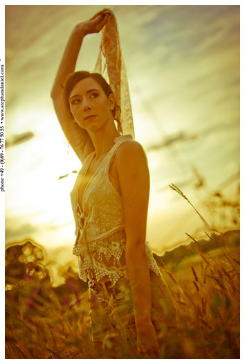 Portrait im Kornfeld - Sonnenaufgang / München Fotograf - Stephan Daniel Foto & Bild | portrait ...