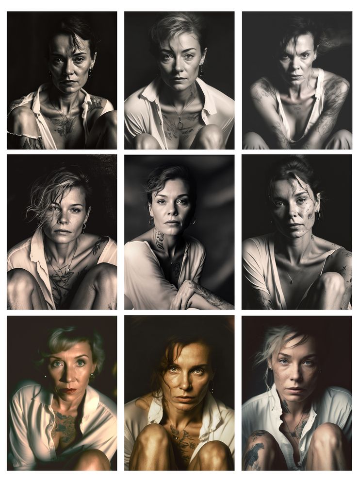 Portraits by Midjourney Foto & Bild | ki-generierte bilder, spezial, digiart Bilder auf ...