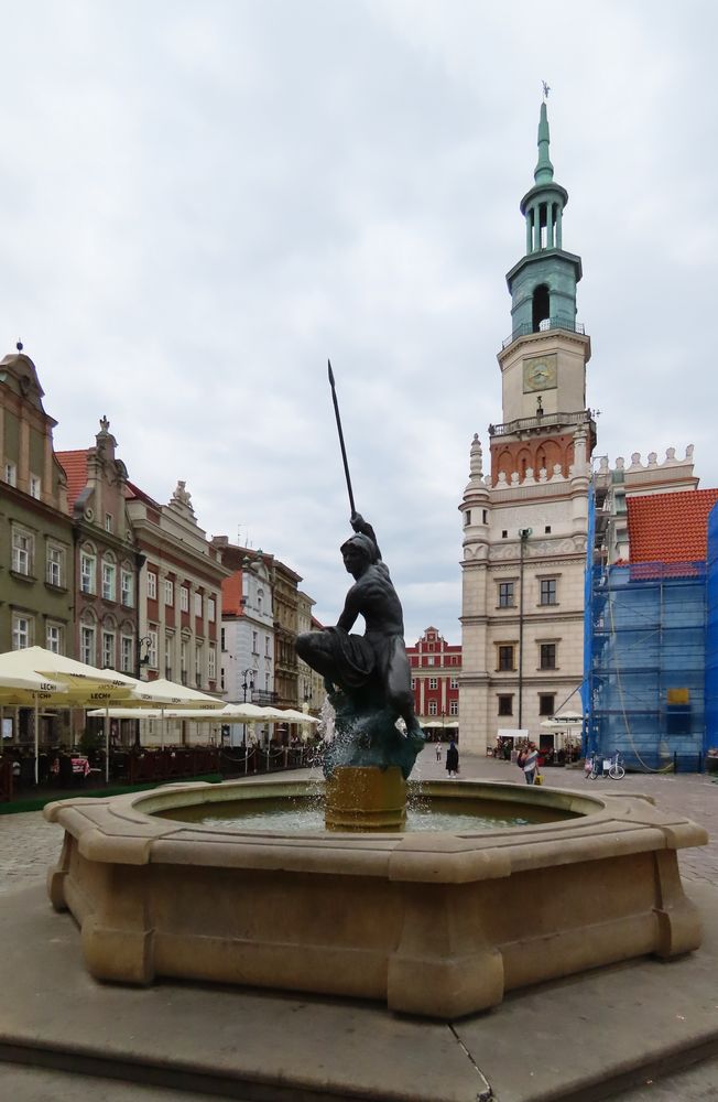 Posen,Stary Rynek und Marsbrunnen ! Foto & Bild | kunstfotografie ...