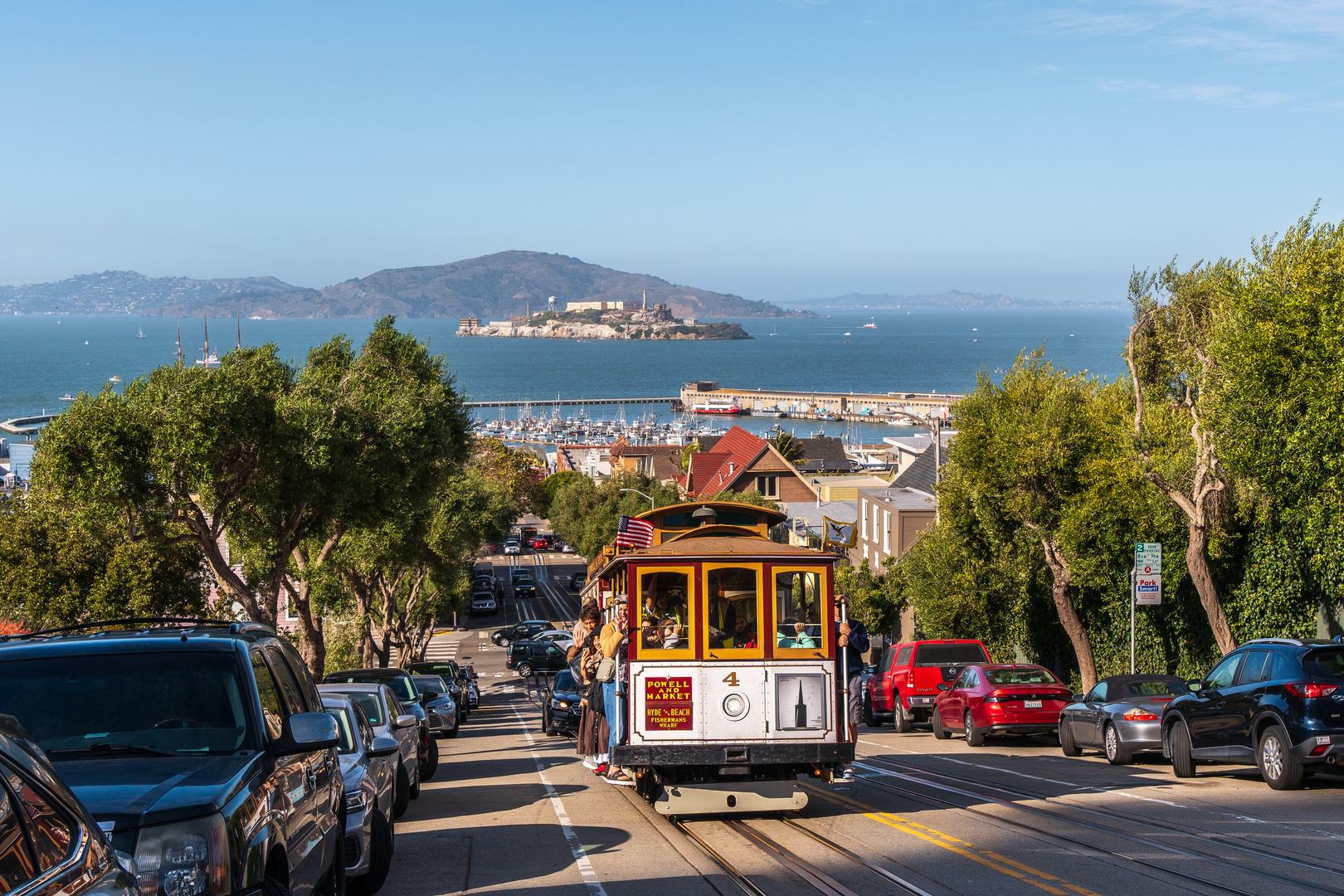 Powell Hyde Line- Cable Car Foto & Bild | architektur, north america ...
