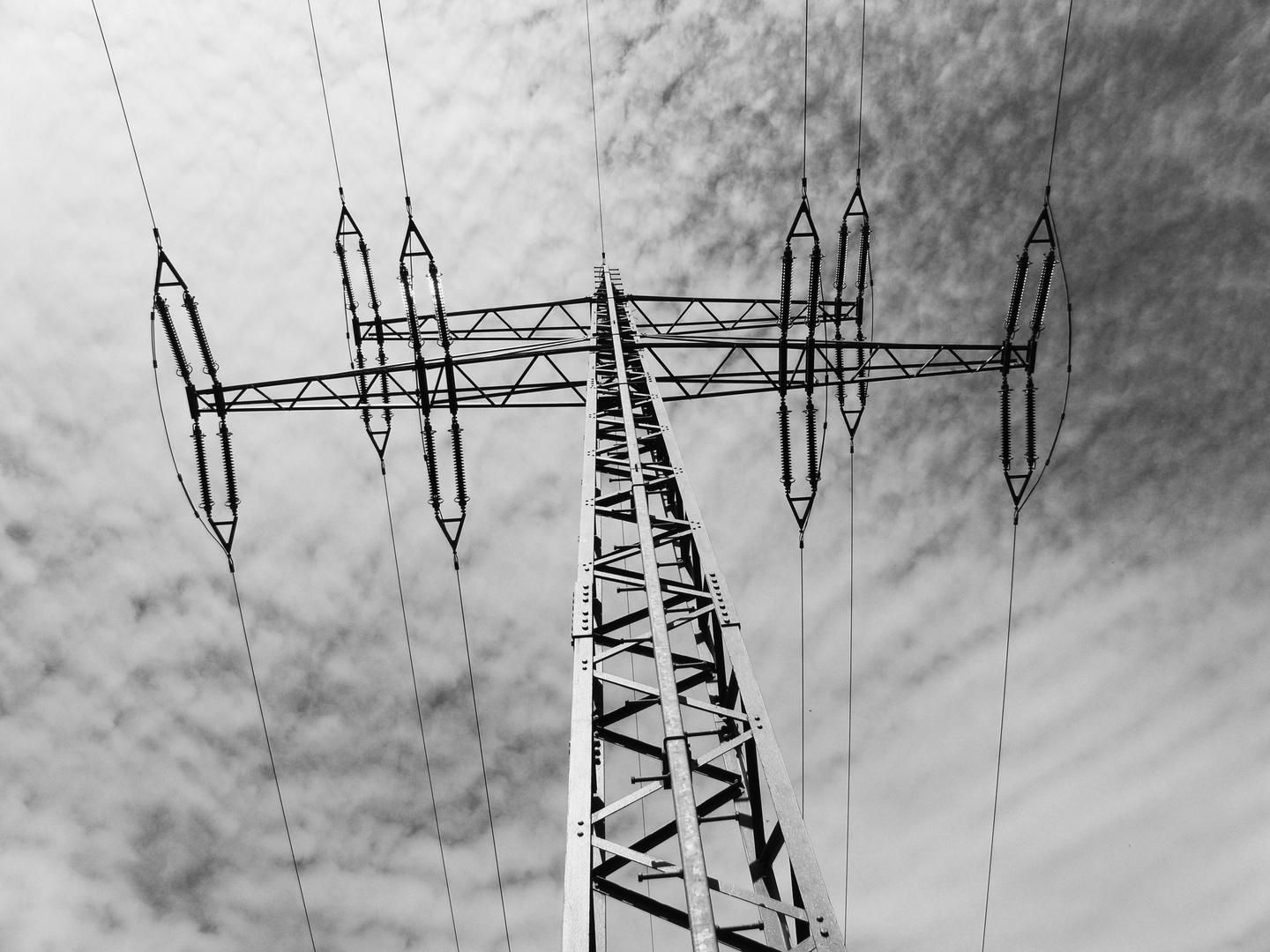 powerline pylon Foto & Bild | industrie und technik, energietechnik ...