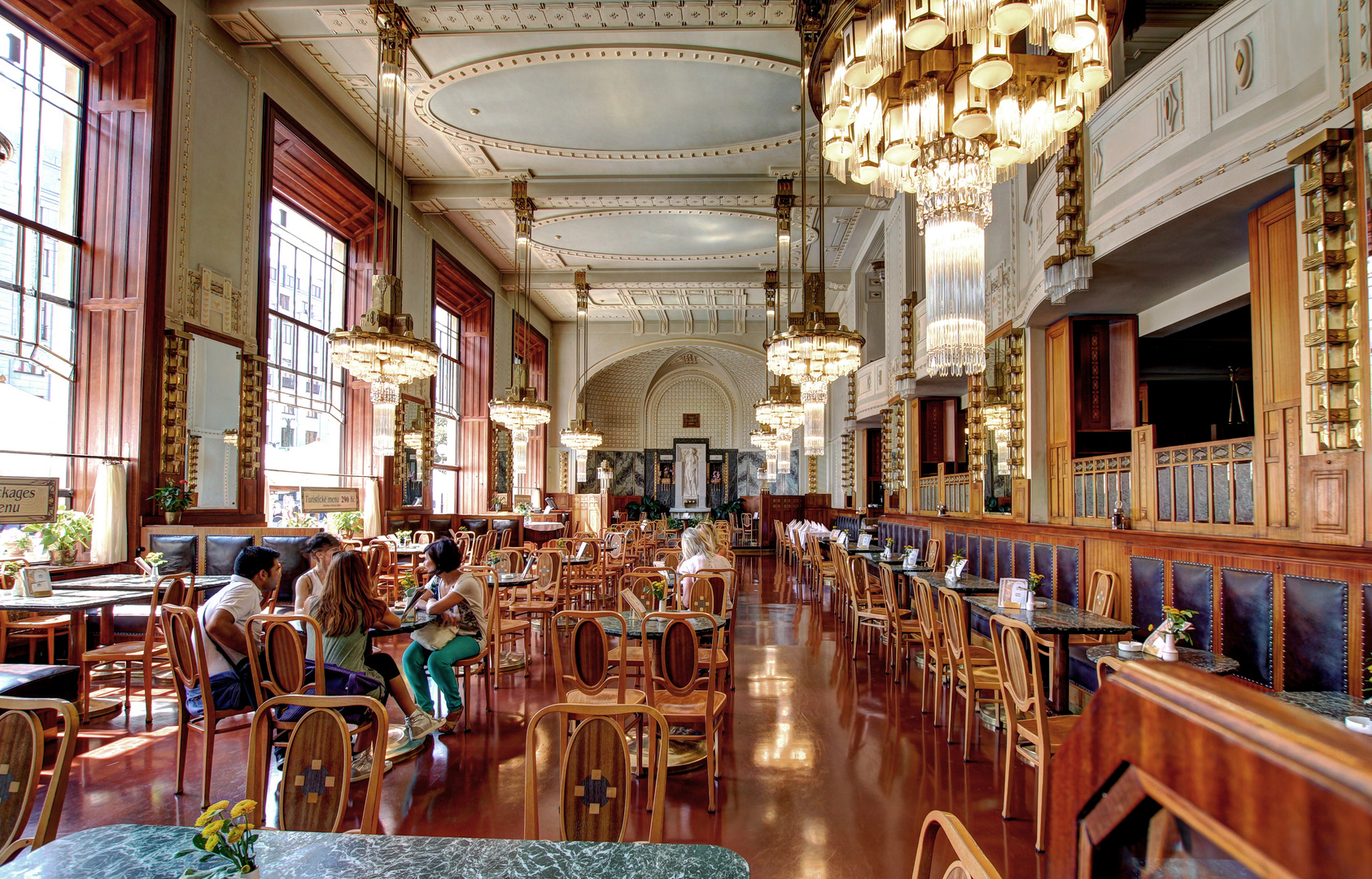 Prag, Grand Cafe, Art Noveau, JUGENDSTIL Foto & Bild | world ...