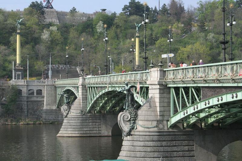 Praha, Cechuv most (Cech Bridge) photo & image | europe, czech republic ...