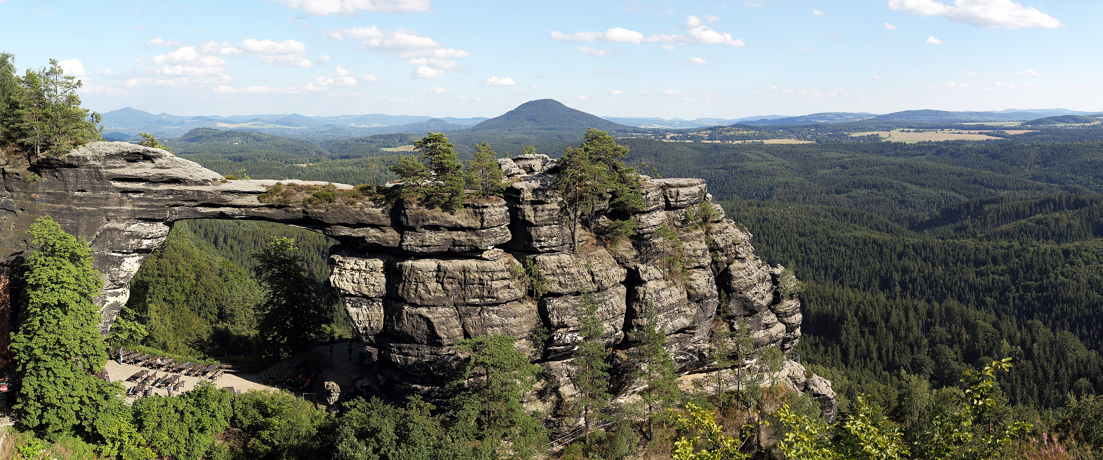 Prebischtor Böhmische Schweiz am 20.07. 2016 Foto & Bild | böhmische ...