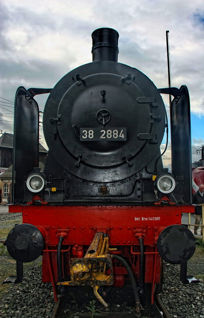 Preußische P 8 Frontalansicht Foto & Bild | historische eisenbahnen, db ...
