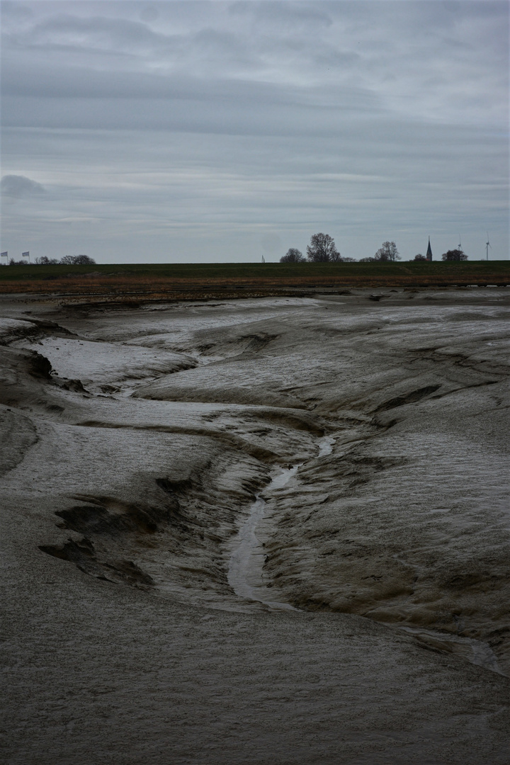 Priel Foto & Bild | landschaft, meer & strand, watt Bilder auf ...