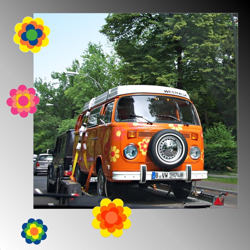 Prilblumen Foto & Bild | pkw, prilblumen, vw-bus Bilder auf fotocommunity