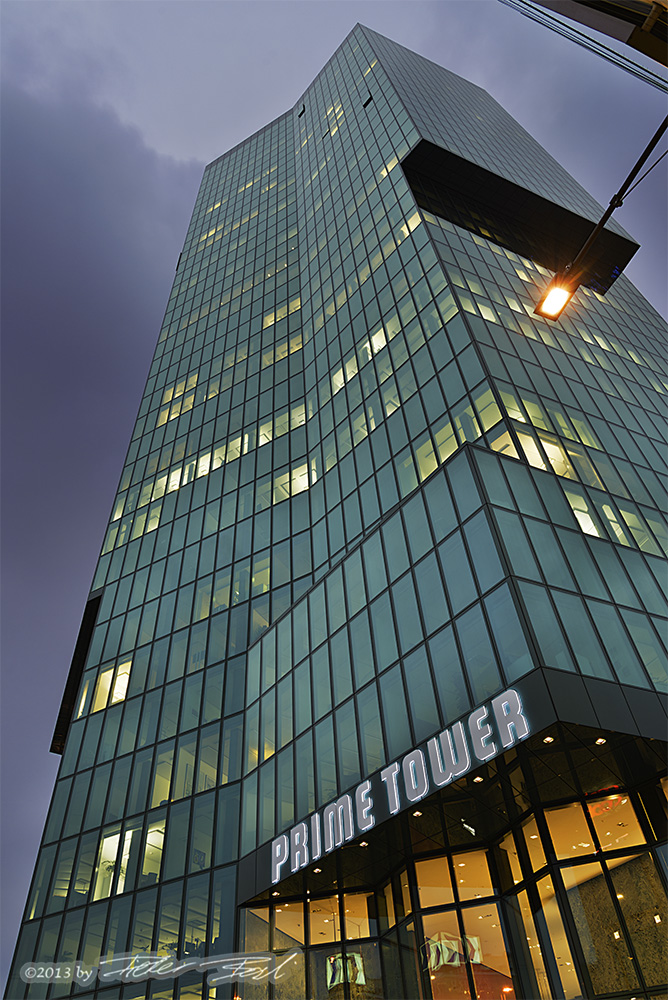 Prime Tower 1 Foto & Bild | architektur, architektur bei nacht ...