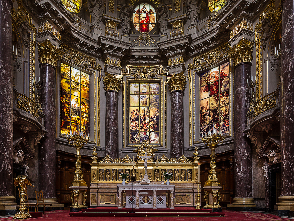 Prunk im Berliner Dom Foto & Bild | architektur, sakralbauten, innenansichten kirchen Bilder auf ...