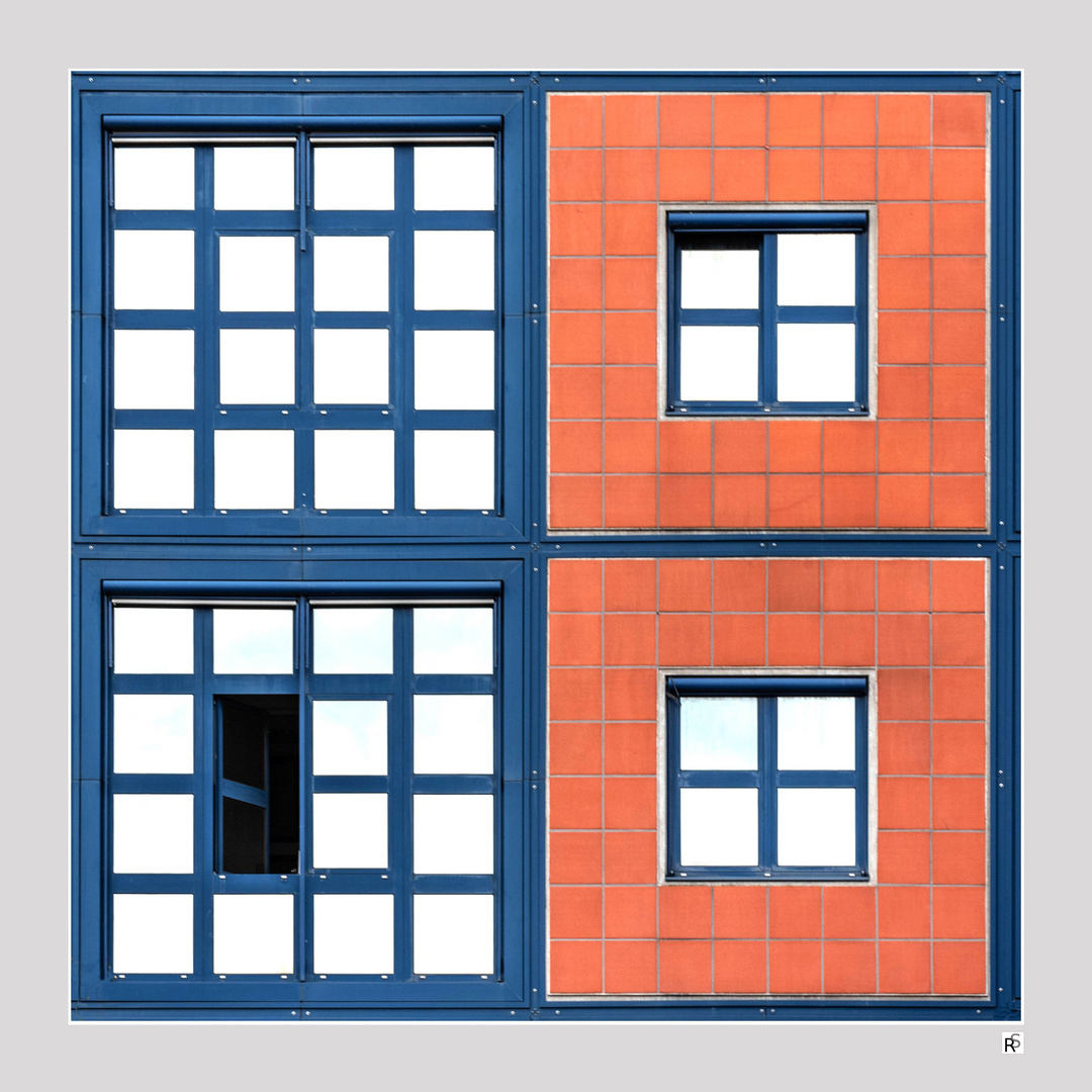 quadratisch Foto & Bild | blau, fenster, orange Bilder auf fotocommunity