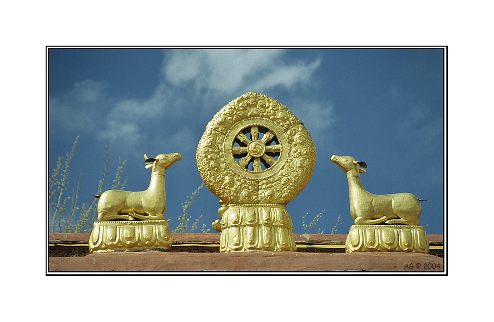 "Rad der Lehre" - Eingang Kloster Sera Foto & Bild | asia, tibet, east ...