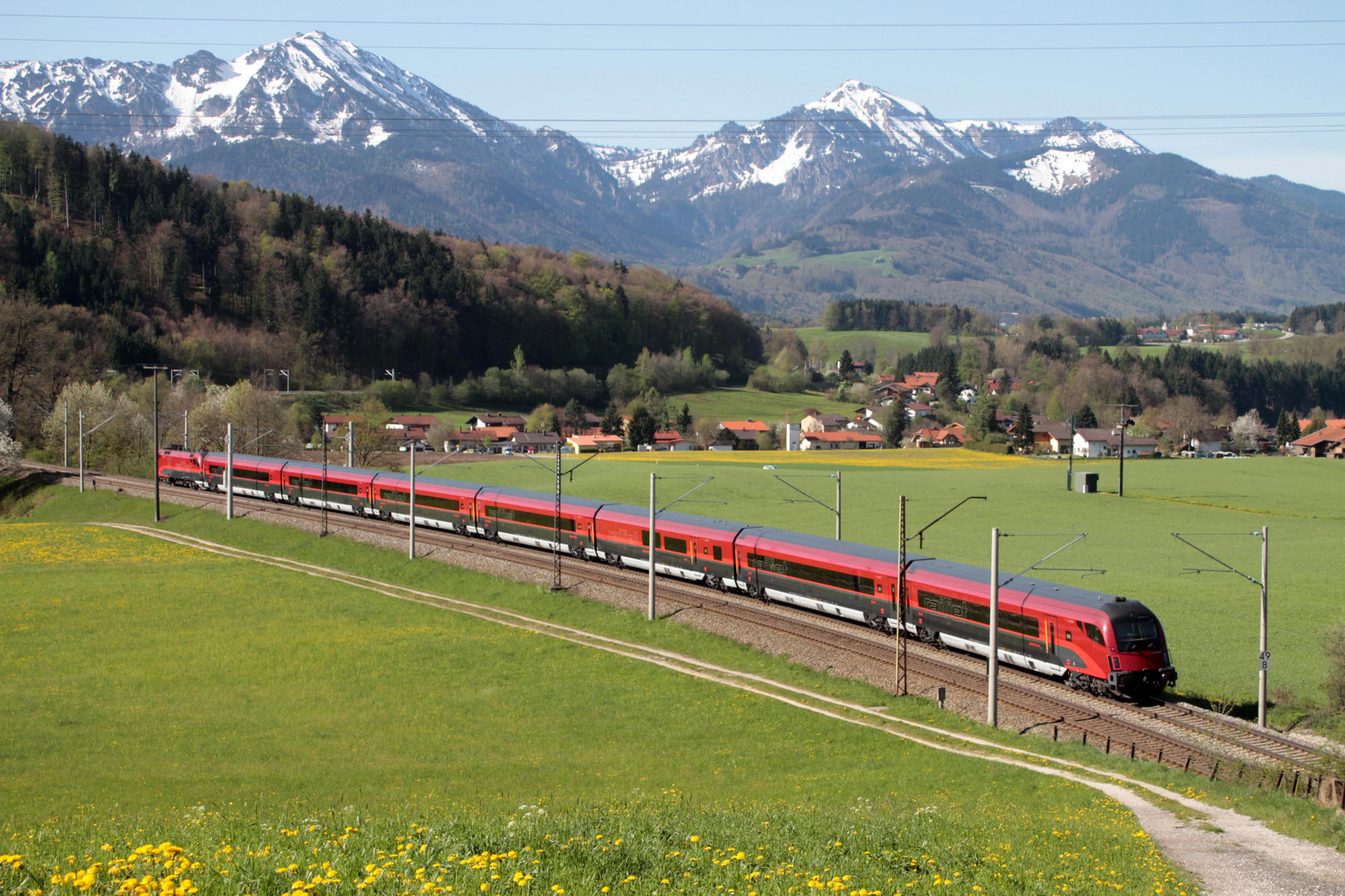 Railjet Foto & Bild | züge, personenzüge, eisenbahn Bilder auf ...