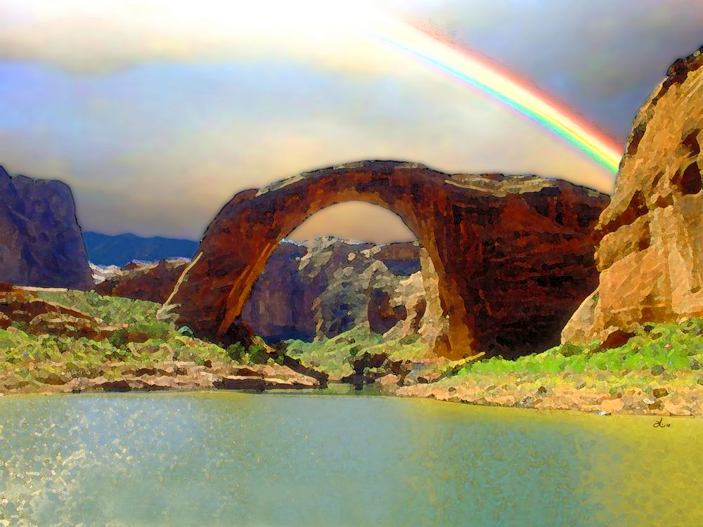 Rainbow Bridge Utah USA Foto & Bild | world, natur, see Bilder auf ...
