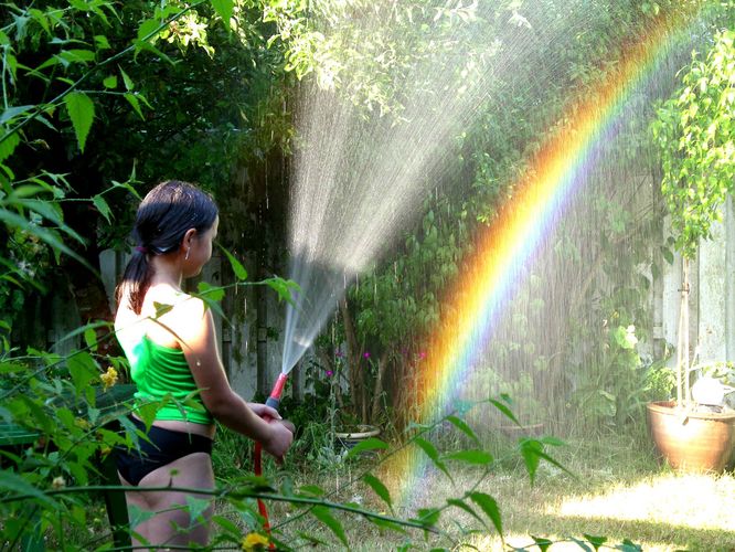 Rainbow maker Foto & Bild | kinder, menschen Bilder auf fotocommunity