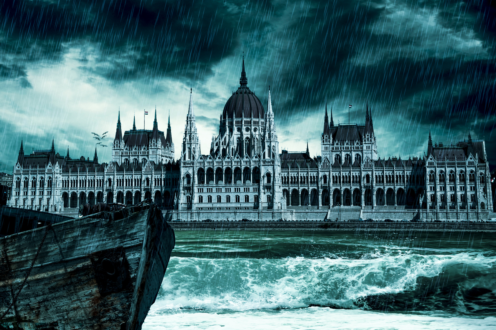 Rainy day in Budapest Foto & Bild | art, composing, digiart Bilder auf ...