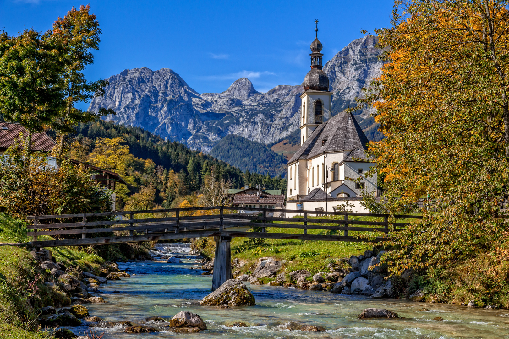 Ramsau Pfarrkirche St. Sebastian Foto & Bild | kirchen, bayern ...