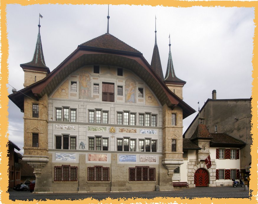 Rathaus Büren a.A. Foto & Bild | architektur, motive Bilder auf ...