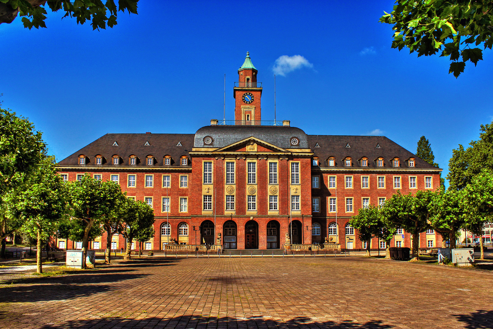 Rathaus in Herne Foto & Bild | architektur, stadtlandschaft ...
