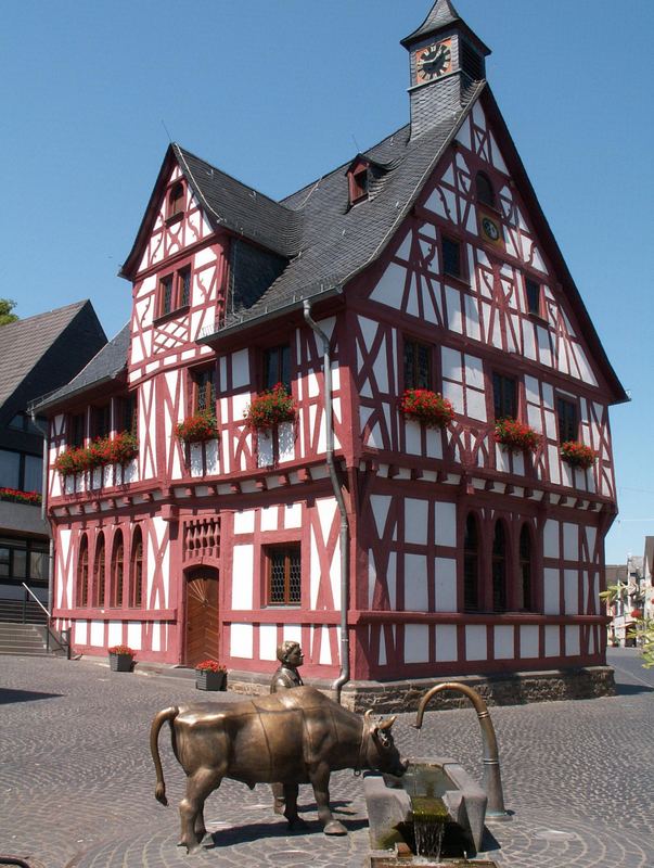 Rathaus Rhens/Rhein Foto & Bild | architektur, profanbauten, ku nat ...