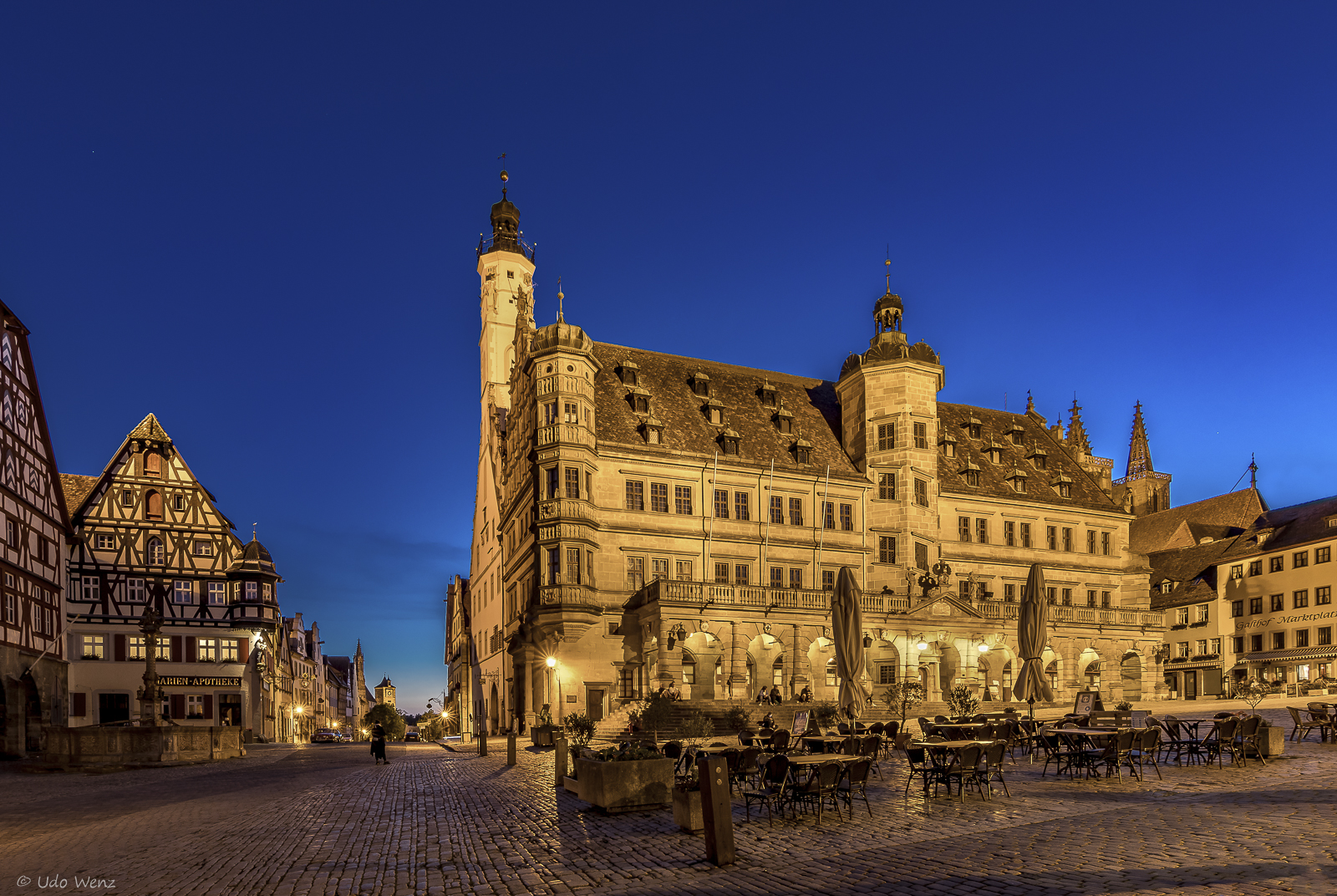Rathaus Rothenburg ob der Tauber Foto & Bild | nacht, licht ...