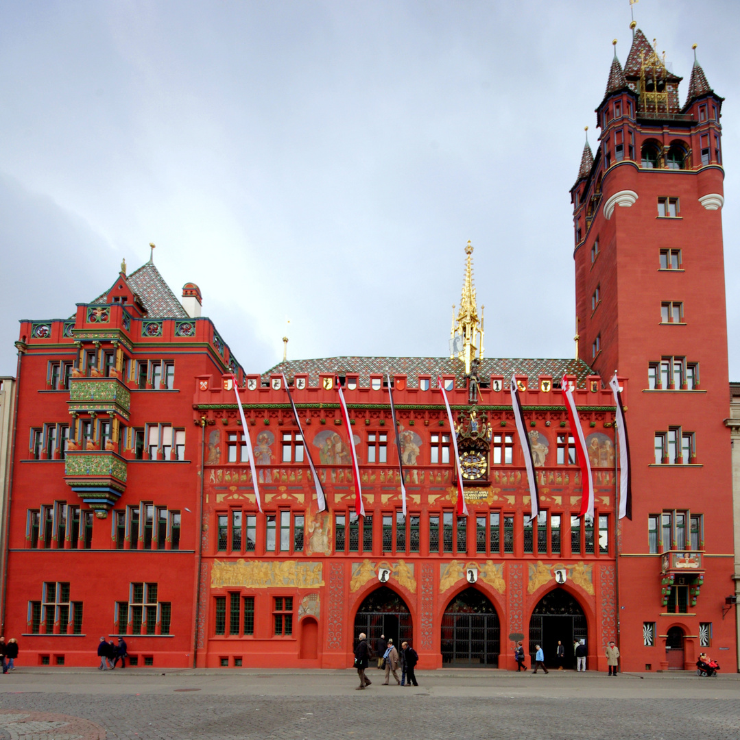Rathaus von Basel Foto & Bild | architektur, motive Bilder auf ...