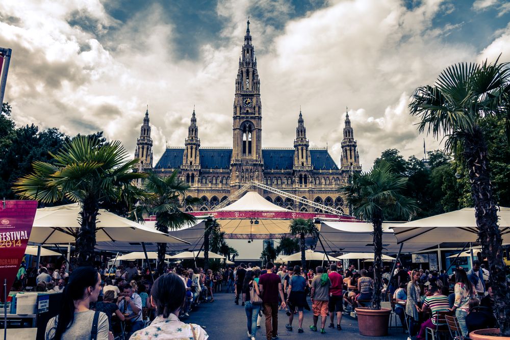 Rathaus Wien Foto & Bild | szene, menschen Bilder auf fotocommunity