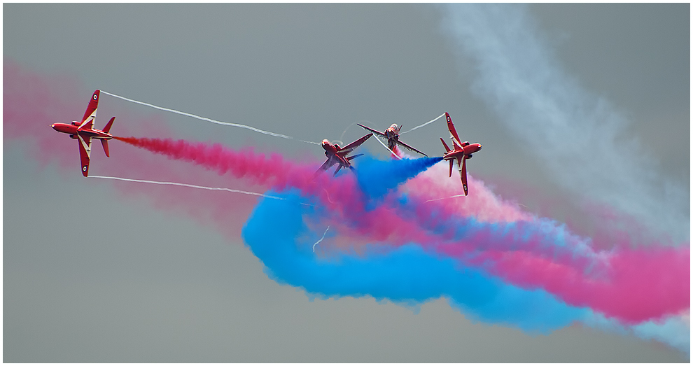 Red Arrows Gypo Break Foto & Bild | luftfahrt, air shows , verkehr ...