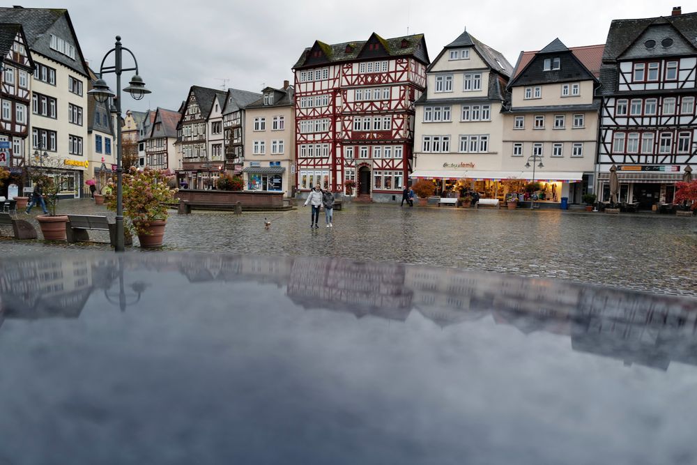 Reflection (Marketplace Butzbach) Foto & Bild | architektur ...