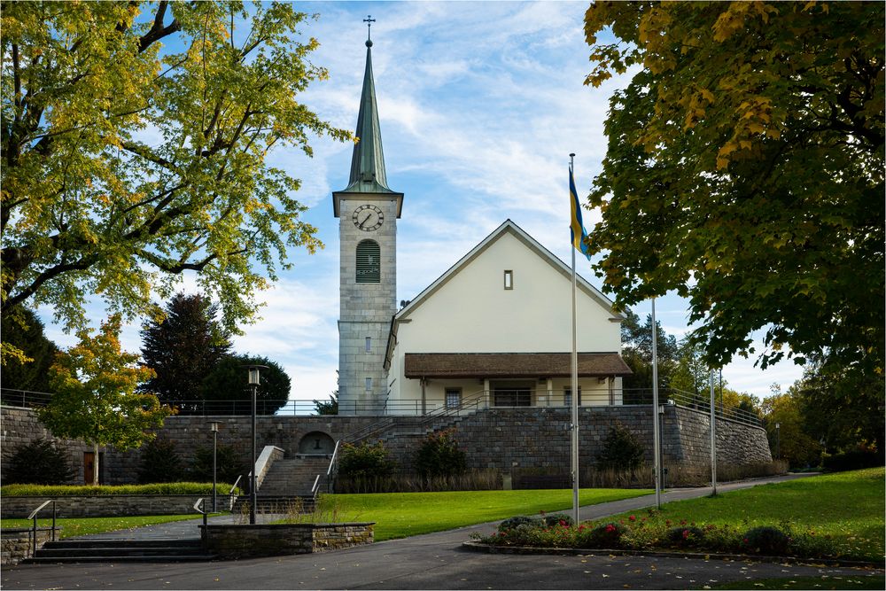 Reformierte Kirche Foto & Bild | herbst, ortschaften, langenthal Bilder ...
