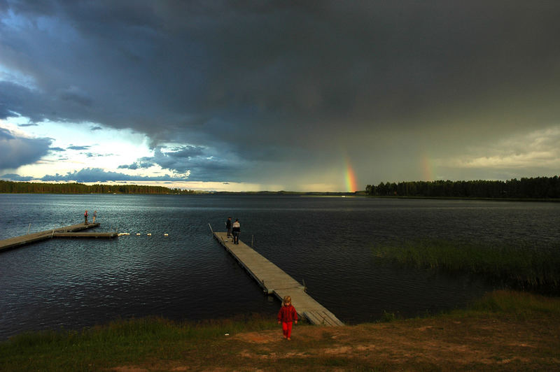 Regenbogen am Venjan Foto & Bild | europe, scandinavia, sweden Bilder ...